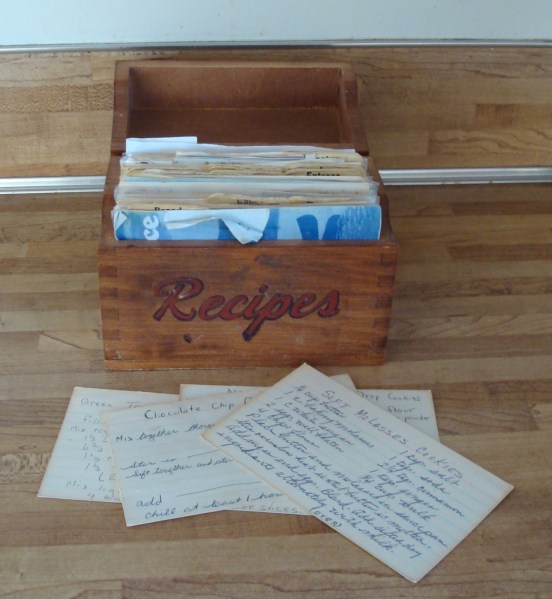 A Novel, New Way to Save Recipes–Recipe Boxes and Cards – A Hundred ...