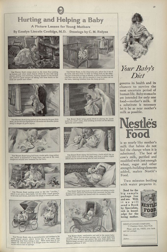1913 Nestle’s Food (Baby Formula) Advertisement – A Hundred Years Ago
