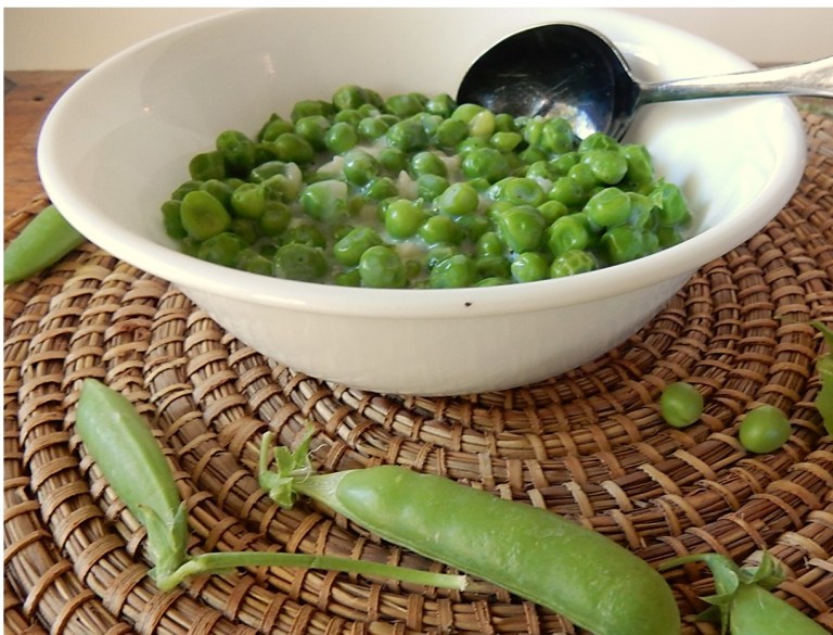 Hundred-year-old Creamed Fresh Peas Recipe – A Hundred Years Ago