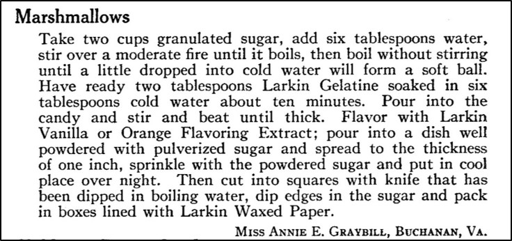 Hundred-Year-Old Marshmallows Recipe – A Hundred Years Ago