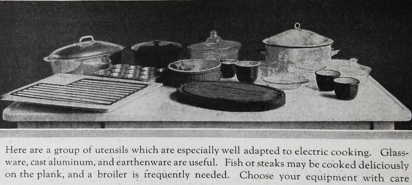 Cooking with Electricity a Hundred Years Ago – A Hundred Years Ago