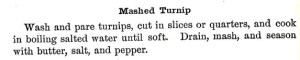Old-Fashioned Mashed Turnip Recipe – A Hundred Years Ago