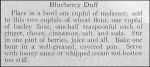 Old-fashioned Blueberry Duff – A Hundred Years Ago