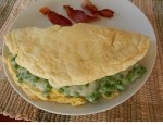 Puffy Green Pea Omelet – A Hundred Years Ago