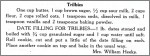 Old-fashioned Trilbies (Date-Filled Cookies) – A Hundred Years Ago