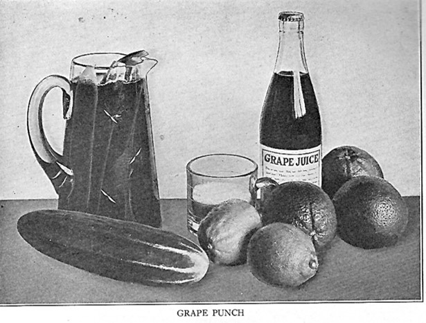 Old-fashioned Grape Punch Beverage – A Hundred Years Ago