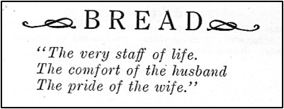 Hundred-year-old Cookbook Poems – A Hundred Years Ago