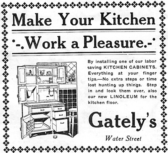 1922 Kitchen Cabinet Advertisement – A Hundred Years Ago