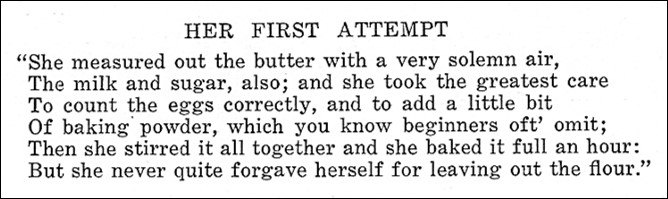 Hundred-Year-Old Poem About First Attempt at Making Cookies – A Hundred ...
