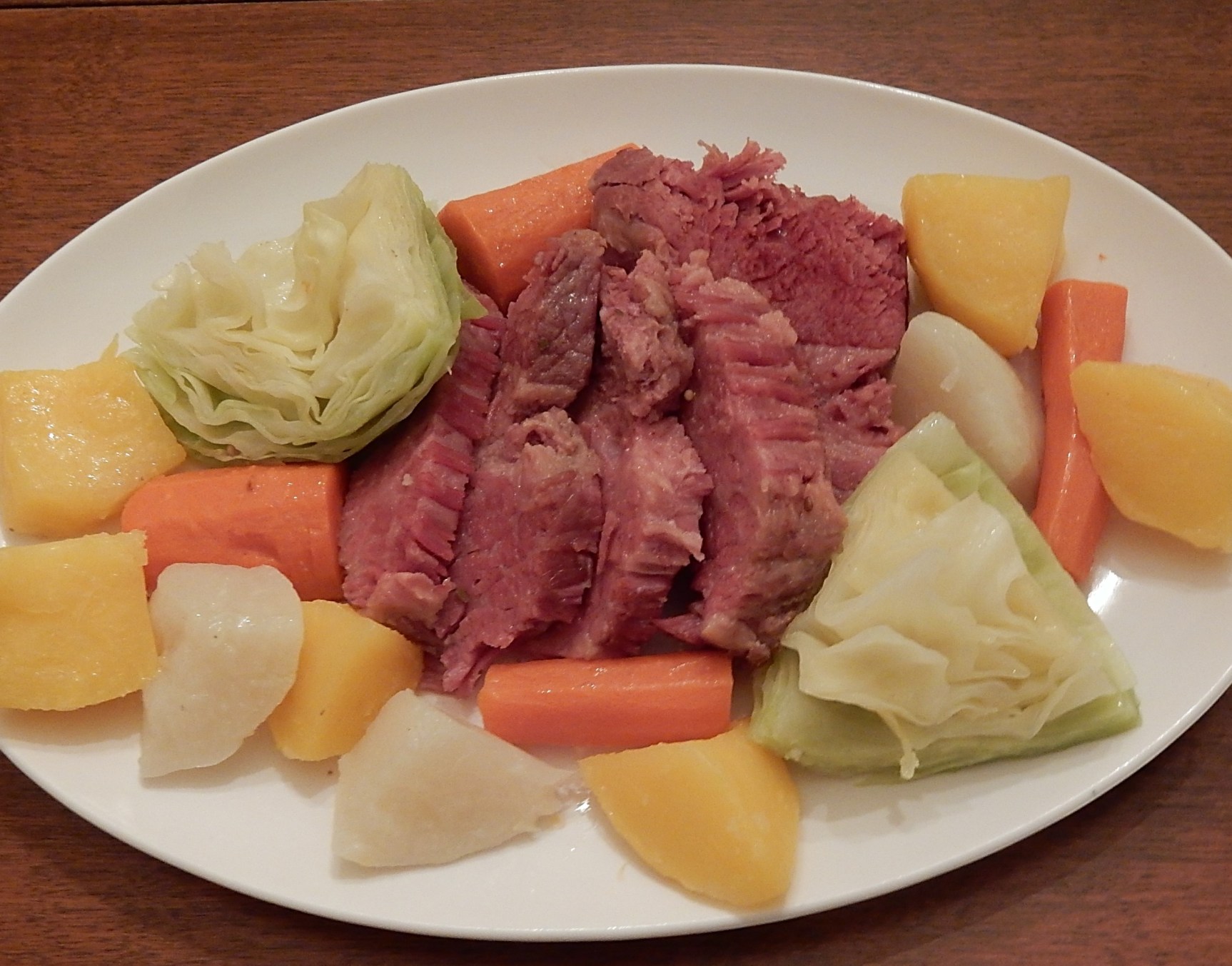 Old-Fashioned Corn Beef with Vegetables – A Hundred Years Ago