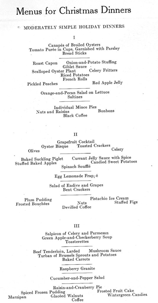 A Hundred Years Ago – Food and More